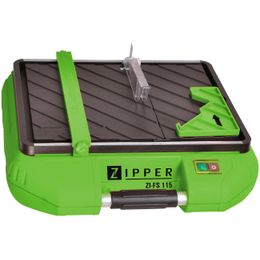 Fliesenschneidemaschine ZIPPER "ZI-FS115", grün, B:405mm H:125mm L:395mm, Sägemaschinen