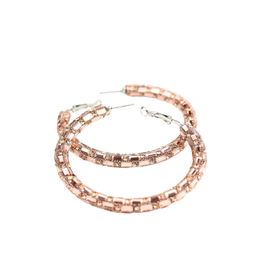 Creolen-Set "Paris", Damen, Gr. Glas, rosa, Collezione Alessandro, Ohrringe