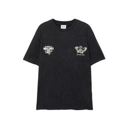 Pull&Bear Pull&bear Shirt 'GUNS PARADISE' male Black size L