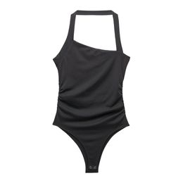Pull&Bear Pull&Bear Shirtbody Damen Gr&ouml;&szlig;e L schwarz