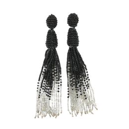Paar Ohrclips "Alisha", Damen, Gr. Glas, schwarz, Collezione Alessandro, Ohrringe