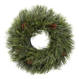 Kunstkranz Creativ green "Kiefern-Kranz", grün, Ø:41cm, Kunststoff, Kunstpflanzen, mit Zapfen