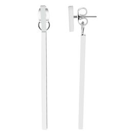 Adelia´s Paar Ohrhänger ADELIA´S "Neuheit 2025 - Damen Ohrstecker aus poliertem Edelstahl", silber, Ohrringe, Damen, Damen, Edelstahl