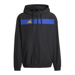 adidas Performance Trainingsjacke 'Tiro 25 Essentials' Herren Größe L blau / gelb / schwarz