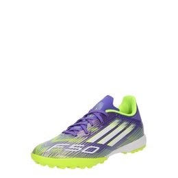 adidas Performance Fu&szlig;ballschuh 'F50 League' Herren Gr&ouml;&szlig;e 36 neongelb / dunkellila / wei&szlig;
