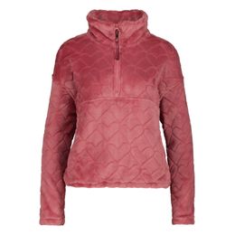 alife and kickin Sweatshirt ALIFE & KICKIN "Damen LilianAK G", Damen, Gr. L, rot (astro dust), 100% Polyester, Modisch, weit hüftlang, elastischer Bund, Sweatshirts, Kuschliger Teddy Pullover mit zwei seitlichen Eingriffstaschen