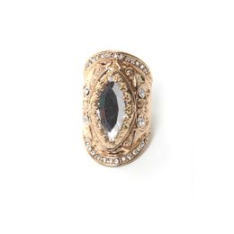 Fingerring "Queen", gold (goldfarben), Collezione Alessandro, Fingerringe, Damen, Messing
