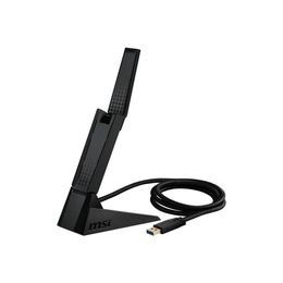 MSI Netzwerk-Switch "AX E5400 WiFi USB Stick", schwarz, Netzwerk-Switches