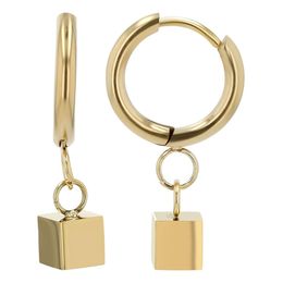 Adelia´s Paar Ohrhänger ADELIA´S "Neuheit 2025 - Damen Ohrhänger aus Edelstahl Ø 8 mm", silber, Ohrringe, Damen, Damen, Edelstahl
