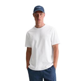 Marc O'Polo T-Shirt MARC O'POLO DENIM, Herren, Gr. XXL, weiß, Single Jersey, Obermaterial: 100% Baumwolle, relaxed fit, Rundhals, Shirts, relaxed, aus mittelschwerem Baumwolljersey