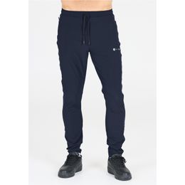 Trainingshose Virtus "Benan", Herren, Gr. XXL, EURO-Größen, blau (dunkelblau, denim), 91% Polyester, 9% Elasthan, unifarben, Hosen Trainingshose, mit 4-Wege-Stretch für hohe Bewegungsfreiheit