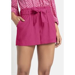 Lascana Shorts pink Gr. 40 f&uuml;r Damen. Figurumspielend
