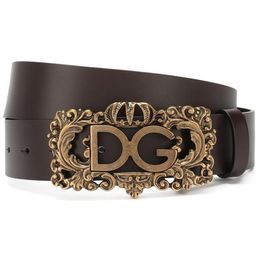 Dolce & Gabbana Dolce&Gabbana G&uuml;rtel - Belt Black - Gr. 110 - in Schwarz - f&uuml;r Damen