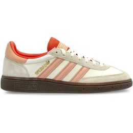 Adidas Low-Top Sneaker - Handball Spezial W Cream White/powder Coral/semi C - Gr. US_12 - in Wei&szlig; - f&uuml;r Damen