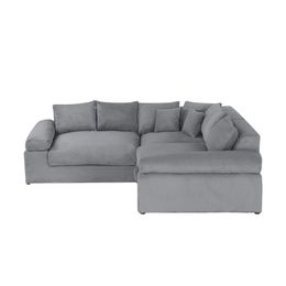 Smart Ecksofa Lionore grau Maße (cm): B: 256 H: 86 T: 256.0 » Möbel Kraft
