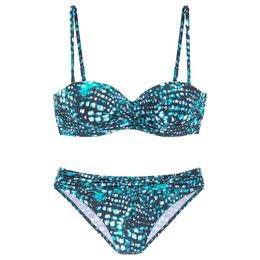 Bruno Banani Bikiniset Damen Gr&ouml;&szlig;e XS blau / wei&szlig;