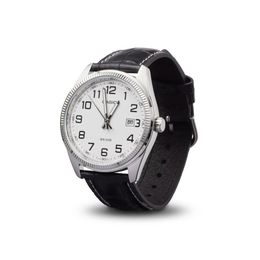 Casio Armbanduhr Edelstahl/Leder 38.5 mm | Gr.: onesize