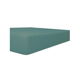 kneer Spannbetttuch SINGLE-JERSEY Q60 in salbei | Gr.: 100x200 cm
