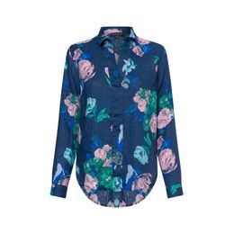 Franco Callegari Bluse in indigo altrosa - 0032 | Gr.: 36