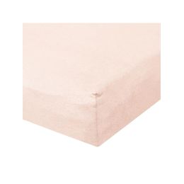 BettwarenShop Spannbettlaken Ultra-Stretch in puder | Gr.: 90x200 cm - 100x220 cm