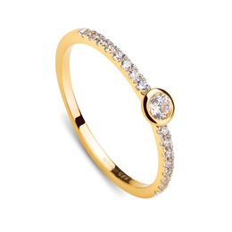 Nana Kay Ring Damen Gr&ouml;&szlig;e 58 gold / wei&szlig;