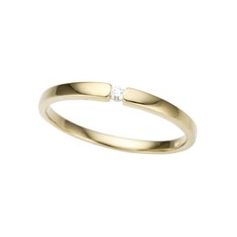 Firetti Firetti Spannring Damen Größe 50/51 gold / transparent