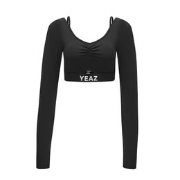 YEAZ Sportshirt 'Horizon' Damen Gr&ouml;&szlig;e XS schwarz / wei&szlig;
