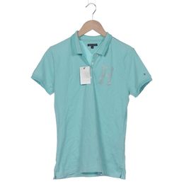 Tommy Hilfiger Poloshirt Damen Größe L Second Hand türkis