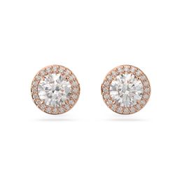 Paar Ohrstecker Swarovski "Una Angelic Stern", rosa (roségoldfarben, kristallweiß, kristallweiß), Ohrringe, Damen, Metall, mit Swarovski Kristall