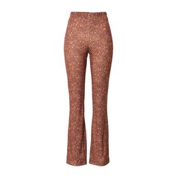 Nasty Gal Leggings Damen Gr&ouml;&szlig;e XXS braun / hellgr&uuml;n / orange
