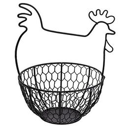 Drahtkorb "Huhn" 20 cm Ø, 19 cm