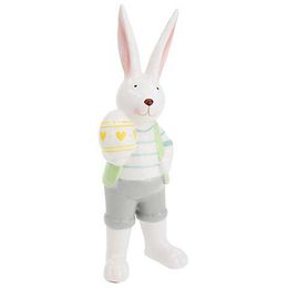 Deko-Figur "Hase blau/grün", 21,8 cm