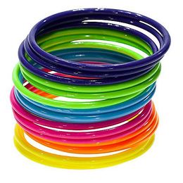 Armreife "Neon", 18 Stück