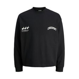 Jack & Jones Jack & Jones Sweatshirt 'JCOSignal' male Black size XS