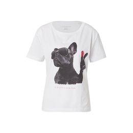 Einstein Newton EINSTEIN & NEWTON T-Shirt 'Peace Dog' Damen Gr&ouml;&szlig;e M rot / schwarz / wei&szlig;