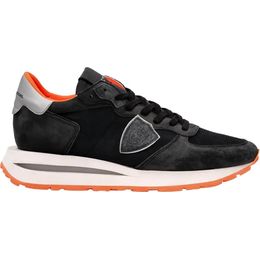 Philippe Model Low-Top Sneaker - Tropez Haute Neon Noir Orange - Gr. 46 (EU) - in Schwarz - f&uuml;r Damen