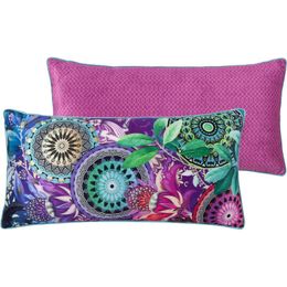 HIP Dekokissen &raquo;Axelle&laquo; Mit F&uuml;llung, 1 St&uuml;ck, Biese, 30x60, Wendeoptik, Weich, Mandala, Lila bunt/multi/violett/blau/lila + bedruckt Obermaterial:...