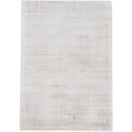 CarpetFine Teppich &raquo;Ava Viskoseteppich&laquo; rechteckig 13 mm H&ouml;he Seidenoptik, leichter Glanz, auch als L&auml;ufer erh&auml;ltlich creme Obermaterial: 100%...
