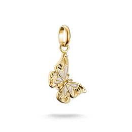 Thomas Sabo Charm Schmetterling »Charm Schmetterling-Design - Conne, CC1265-007-14, CC1265-427-14« gelbgoldfarben-weiß Charm Schmetterling-Design –...