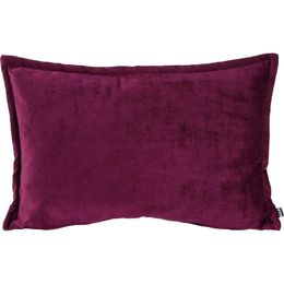 HOCK H.O.C.K. Dekokissen &raquo;Bizantina&laquo; mit umlaufender Biese aubergine/lila + unifarben Kissen: 65% Polyacryl, 35% Polyester B/L: 40 cm x 60 cm