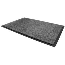PRIMAFLOR-IDEEN IN TEXTIL Fu&szlig;matte &raquo;Schmutzfangmatte CLEAN PRO, Made in Belgium&laquo; rechteckig 8 mm H&ouml;he Uni-Farben, UV-best&auml;ndig, strapazierf&auml;hig,...