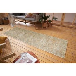 NORTHRUGS Teppich &raquo;Sues&laquo; rechteckig 3 mm H&ouml;he In-& Outdoor, L&auml;ufer, Wetterfest, Balkon, Wohnzimmer, Orient creme Oberfl&auml;che: 100% Polypropylen B :...