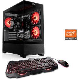 CSL Gaming-PC »AeroVision V24327« schwarz Inkl. Maus, Tastatur, WLAN