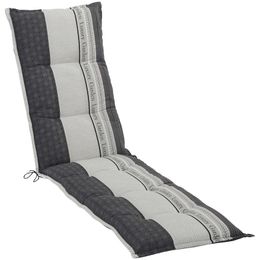 GO-DE Liegenauflage »Amalfi« anthrazit Obermaterial: 50% Baumwolle, 50% Polyester
