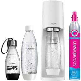 SodaStream Wassersprudler »TERRA Vorteilspack« &CO2-Zylinder, 1L, 0, 5 LKunststoff-Flasche weiß