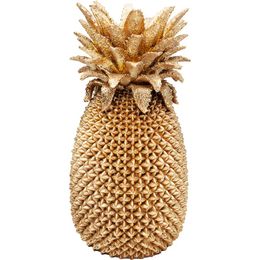 KARE DESIGN Dekovase »Deko Vase Pineapple 50cm« goldfarben