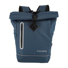 Travelite Freizeitrucksack »BASICS Roll-Up Rucksack Plane« Wanderrucksack Reiserucksack Streetpack Arbeitsrucksack marine B/H/T: 26 cm x 60 cm x 15...