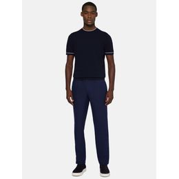 Boggi Milano Hose 'City' Herren Gr&ouml;&szlig;e 48 navy / wei&szlig;