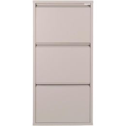 SPINDER DESIGN Schuhschrank Metall, Breite 40 cm grau Metall