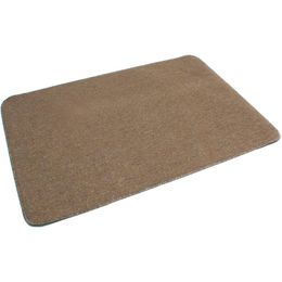 PRIMAFLOR-IDEEN IN TEXTIL Teppich &raquo;MACAO, Made in Netherlands&laquo; rechteckig 5 mm H&ouml;he Uni Farben, ideal im Wohnzimmer & Schlafzimmer messing...